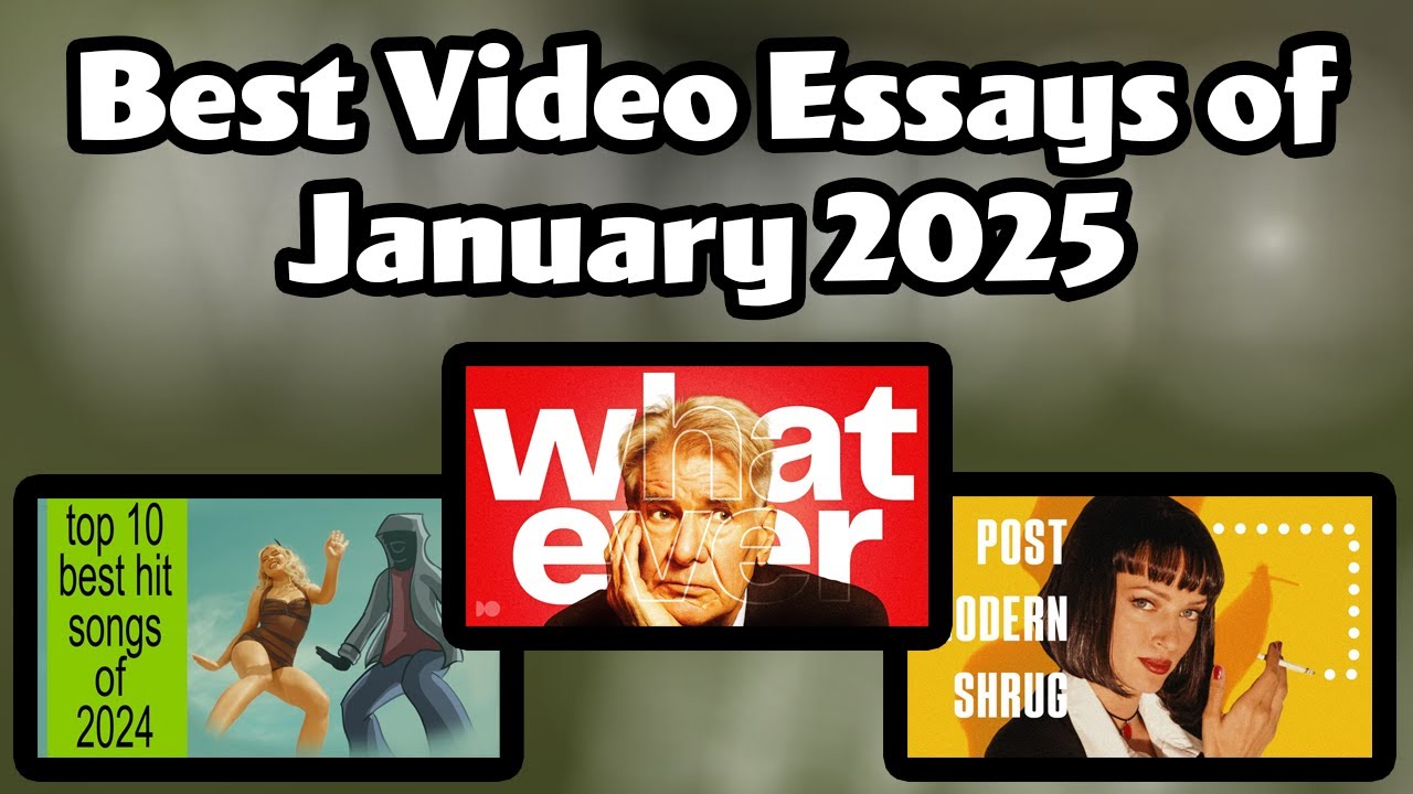 The Best Video Essays of January 2025 - YouTube
