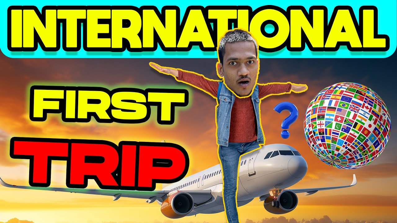 MY FIRST INTERNATION FLIGHT ? | 5 FOX VLOG - YouTube