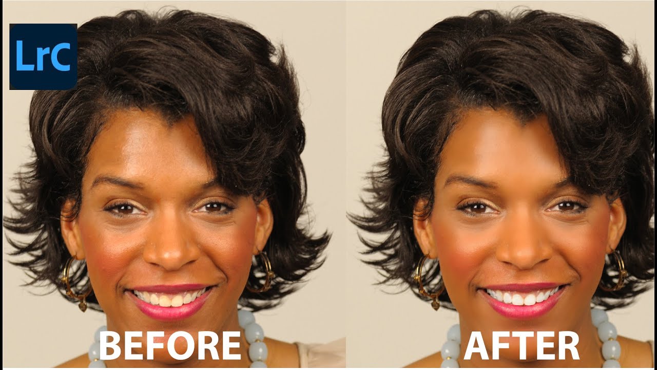 How To Remove Hot Spots & Fix Shiny Oily Skin | Light Room Classic ...