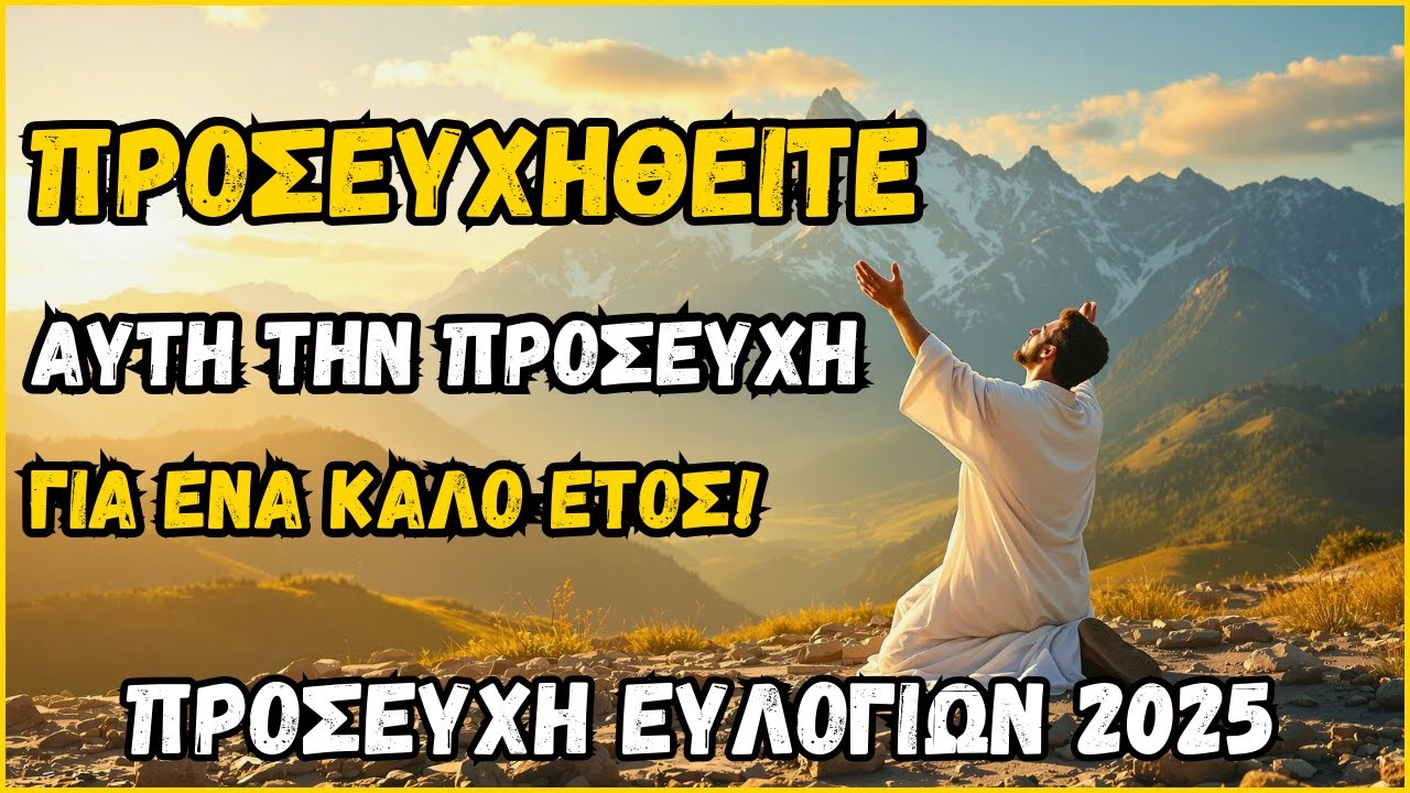 ΙΣΧΥΡΗ ΠΡΟΣΕΥΧΗ για ένα ΕΥΛΟΓΗΜΕΝΟ 2025 | Πρωινή ΠΡΟΣΕΥΧΗ για ΕΥΗΜΕΡΙΑ ...