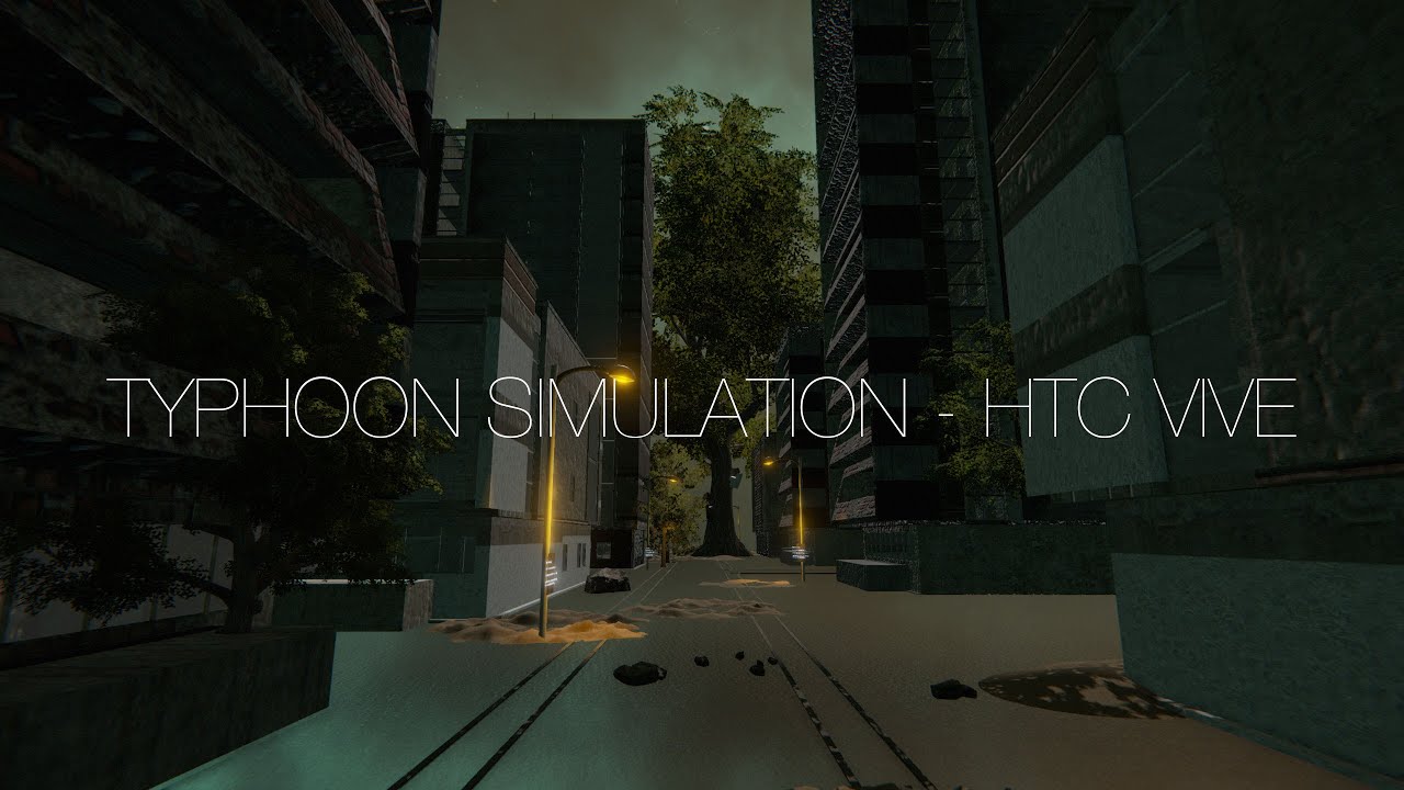 Typhoon Simulation - HTC Vive - YouTube