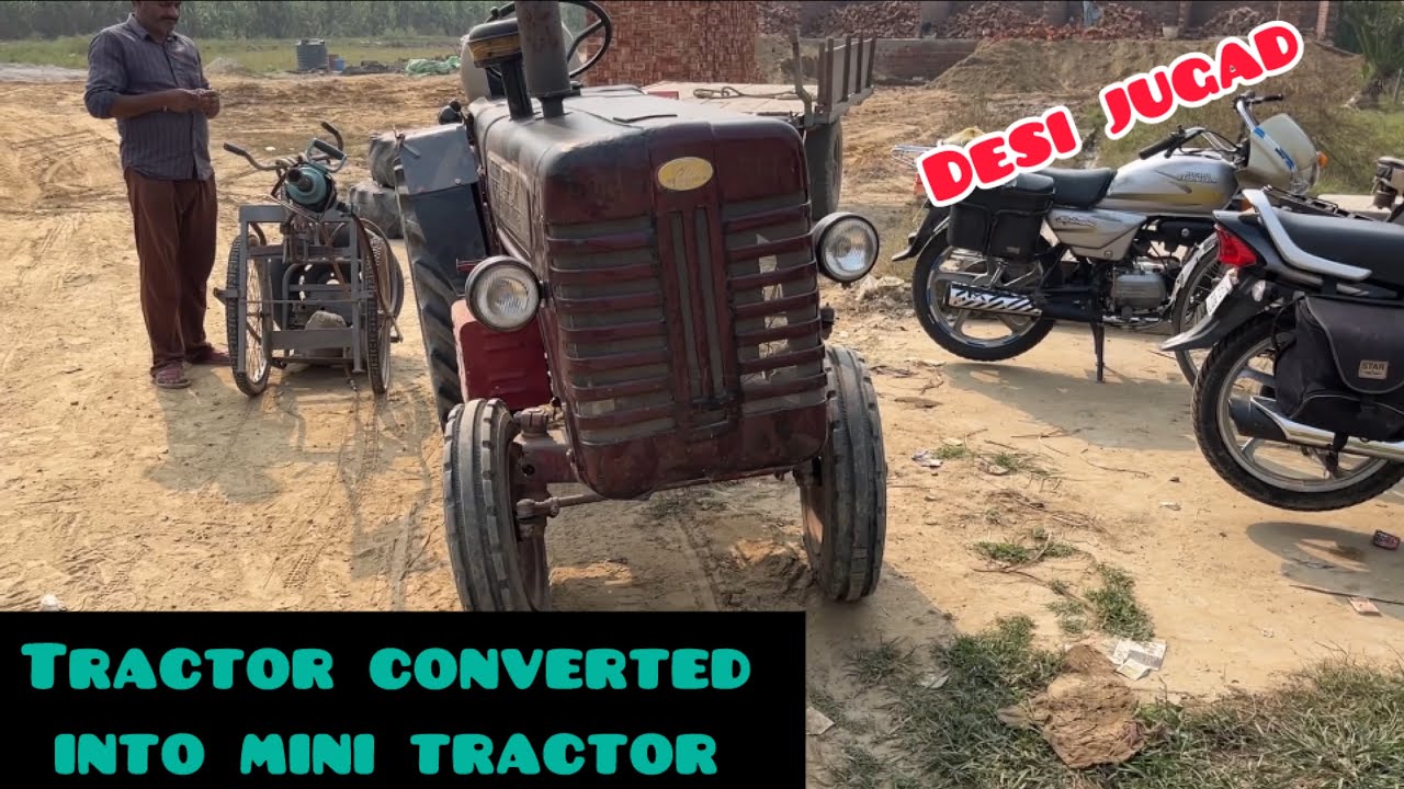 Tractor Converted Into Mini Tractor 😱 Amazing - YouTube