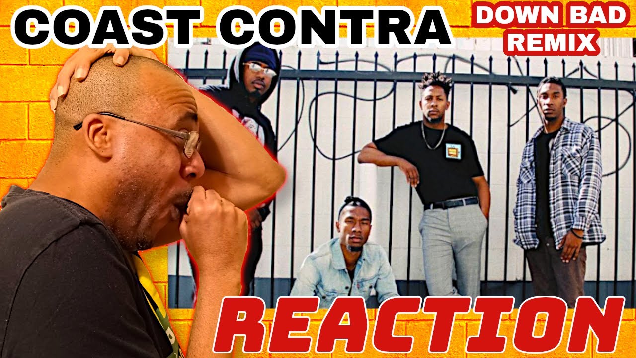 THEY SNAP EVERYTIME! COAST CONTRA | DOWN BAD REMIX | REACTION - YouTube