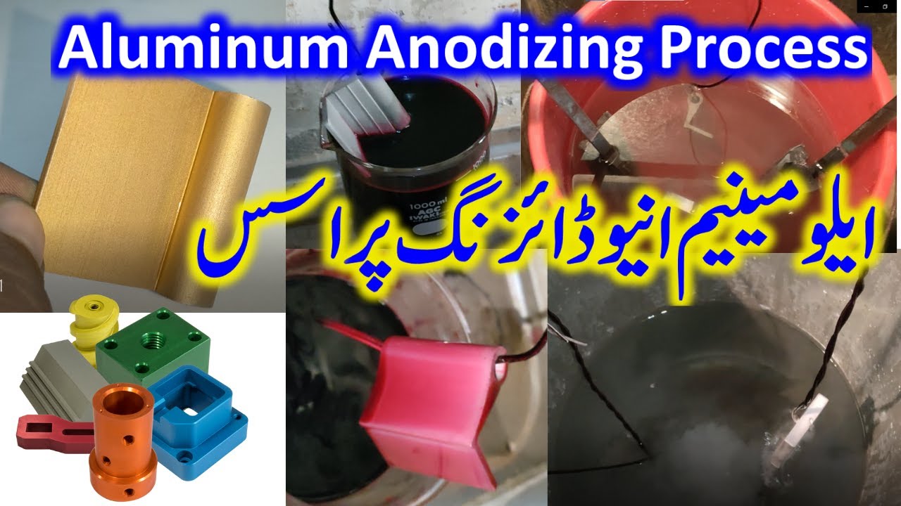 Anodizing Plating Process. Aluminum anodizing process with different ...