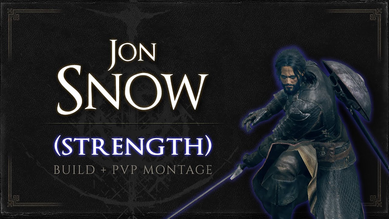 Elden Ring - Jon Snow (Strength) Cosplay Build - YouTube