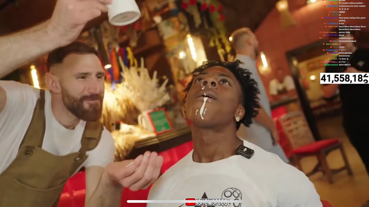 Speed eating show in Slovenia🇸🇮 #ishowspeed - YouTube