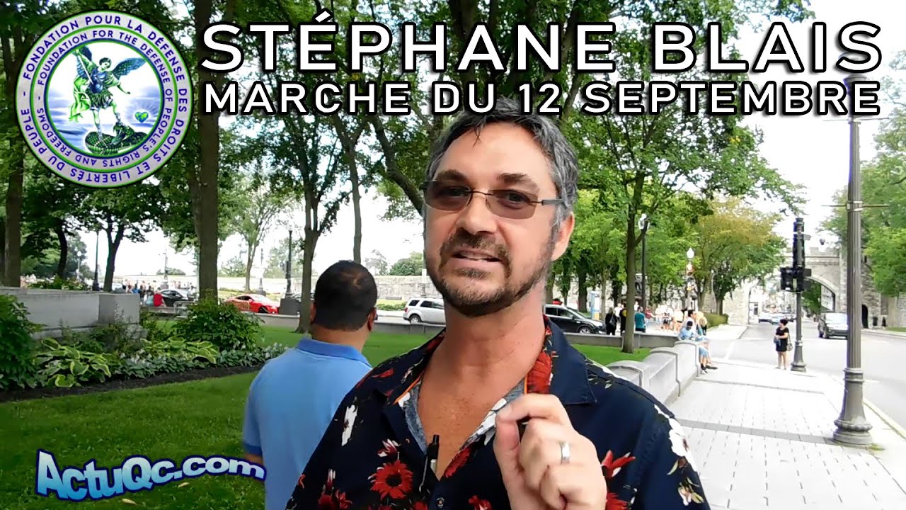 ACTUQC : STÉPHANE BLAIS - FDDLP - 12 SEPTEMBRE 2020 - YouTube