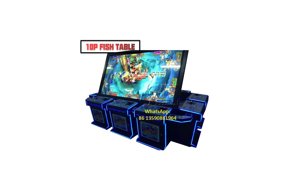 86 Inch HD Screen 10 Players Fish Table Arcade Game Machine,10 Players ...