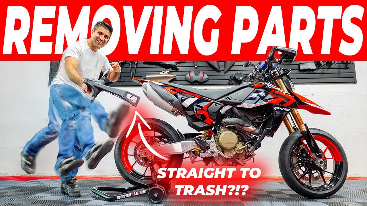 WEIGHT Check and FIRST MODS for the Hypermotard 698 Mono RVE! - YouTube