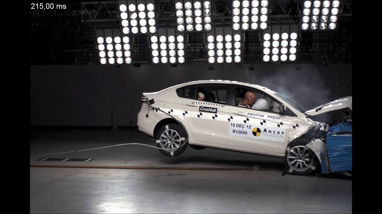 Proton Preve Crash Test - YouTube