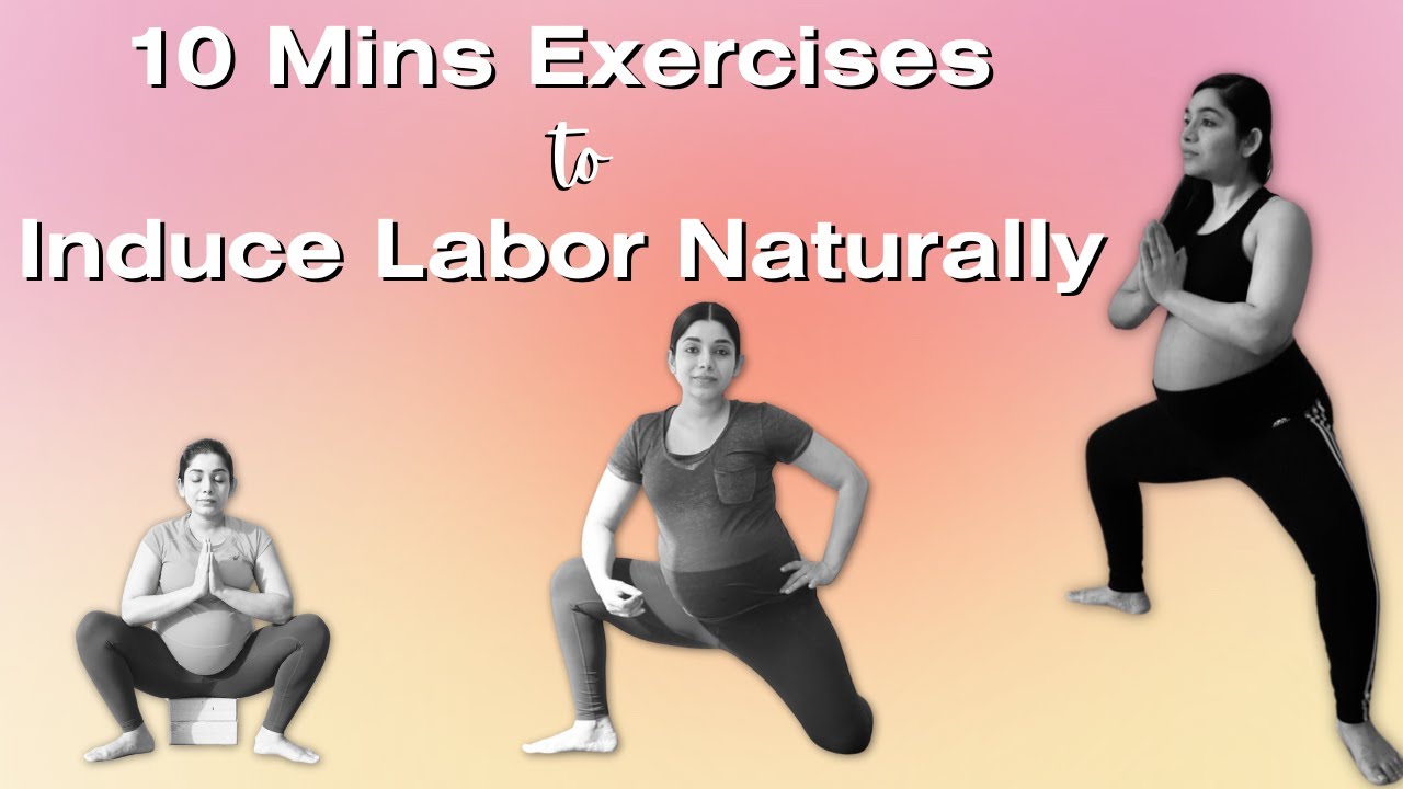 10 Mins Exercises to Help Engage the Baby & Induce Labor Naturally at ...