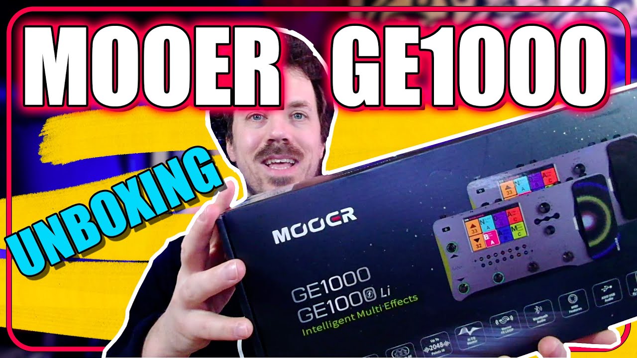 MOOER GE1000 - UNBOXING - YouTube