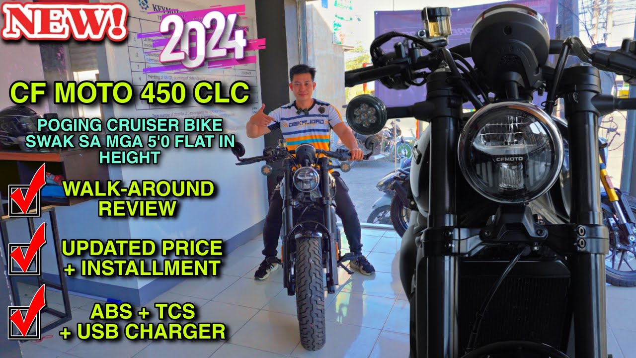 CF MOTO 450 CLC Poging Cruiser Bike Astig - YouTube
