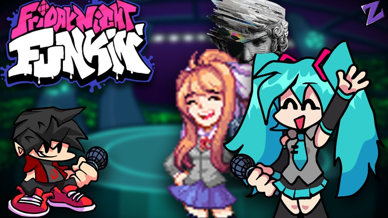 THE MODS ARE FUNKY TOO! | Friday Night Funkin' Mods (Monika, Hatsune ...