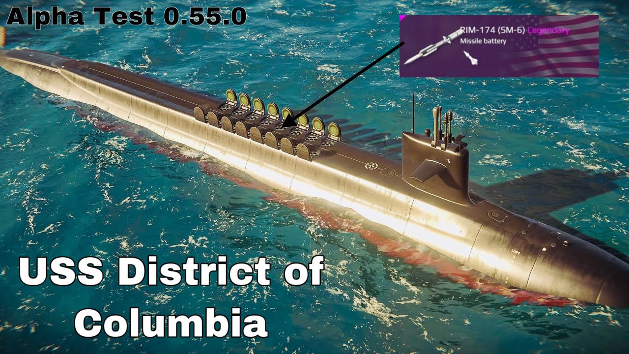 New submarine - USS District of Columbia & RIM-174(SM-6) Missile ...
