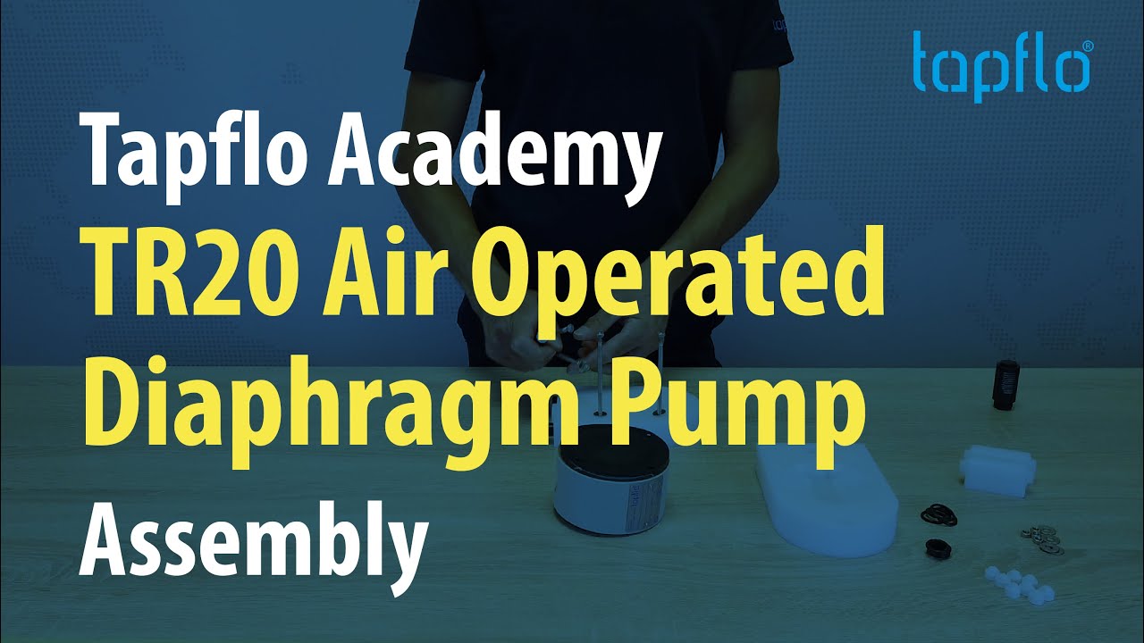 Tapflo Academy | Air Operated Diaphragm Pump TR20 | Assembly - YouTube