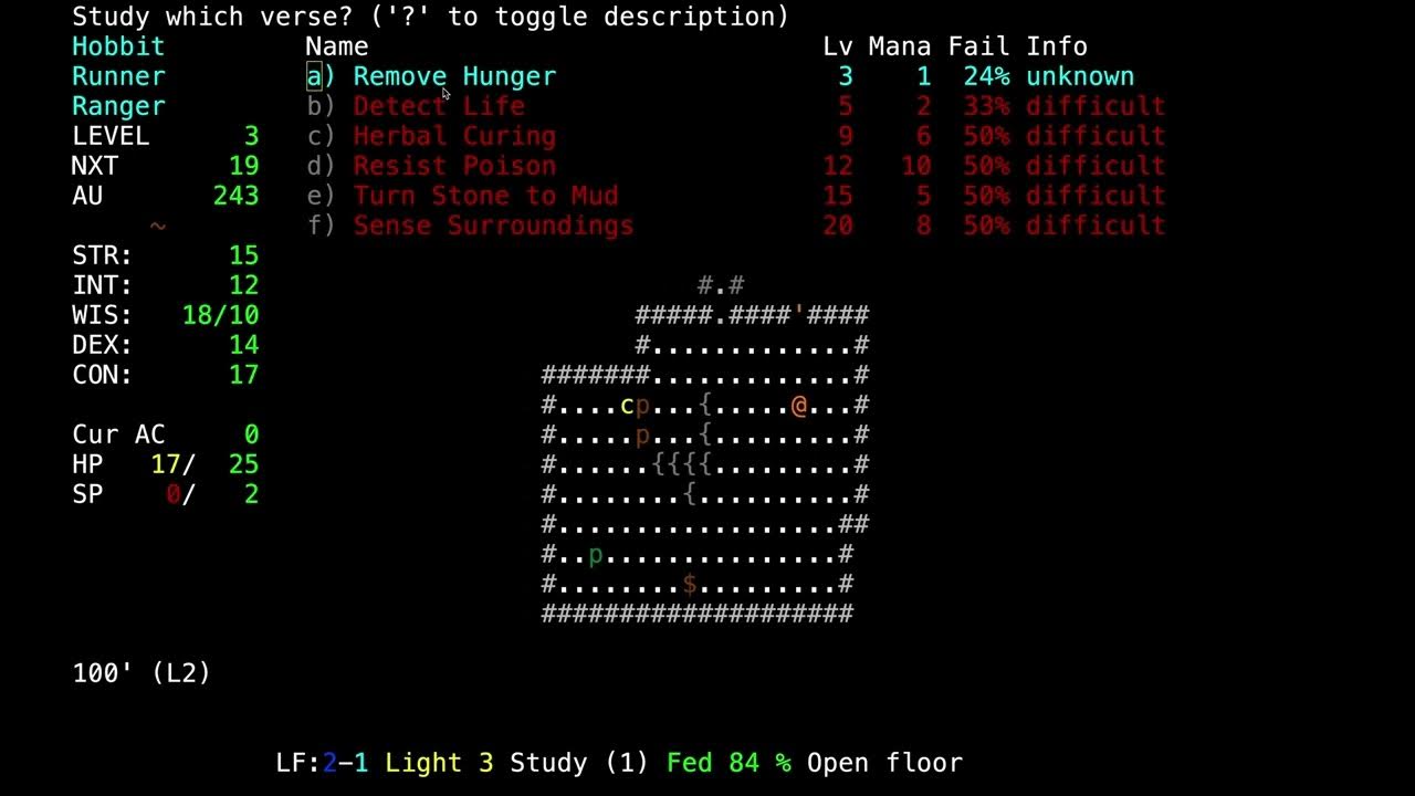 Beginners Guide to Angband 4.2.3 - YouTube
