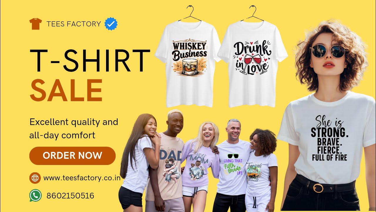 Tees Factory | Trendy Design printed T-shirts | teesfactory.co.in - YouTube