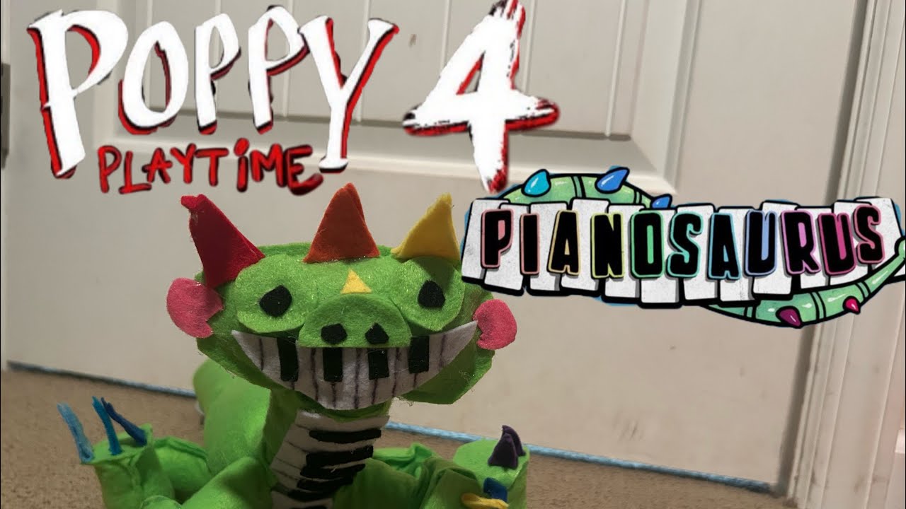My Custom PIANOSAURUS Plush Review! (Poppy Playtime Chapter 4) - YouTube