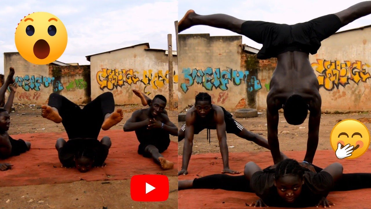 Bwengula Circus Kids | Practicing Partner Acro & Contortion | # ...