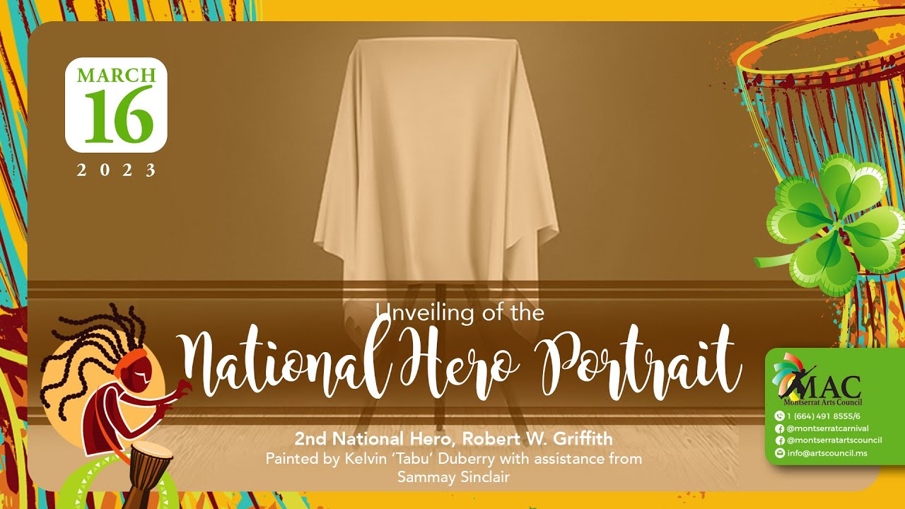 Unveiling of the National Hero Portrait March 16, 2023 - YouTube