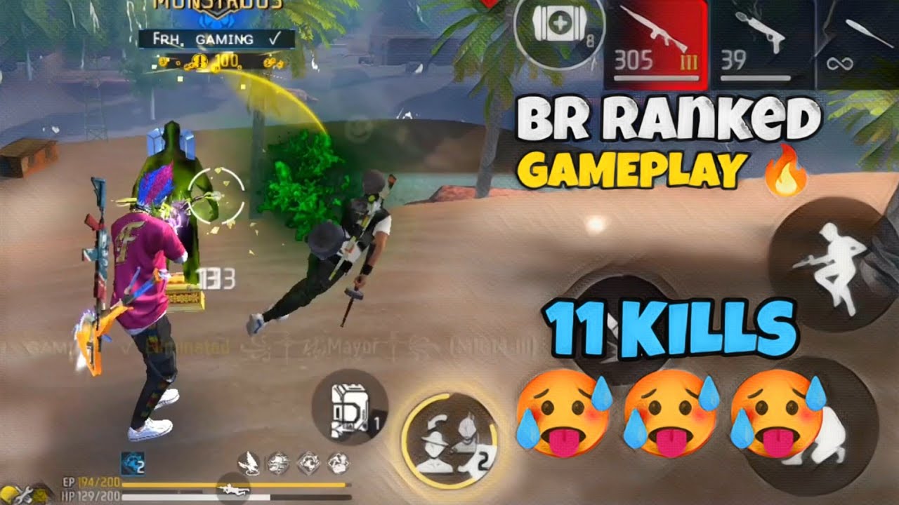 Br Ranked Gameplay 11 Kills | FRH GAMING - YouTube