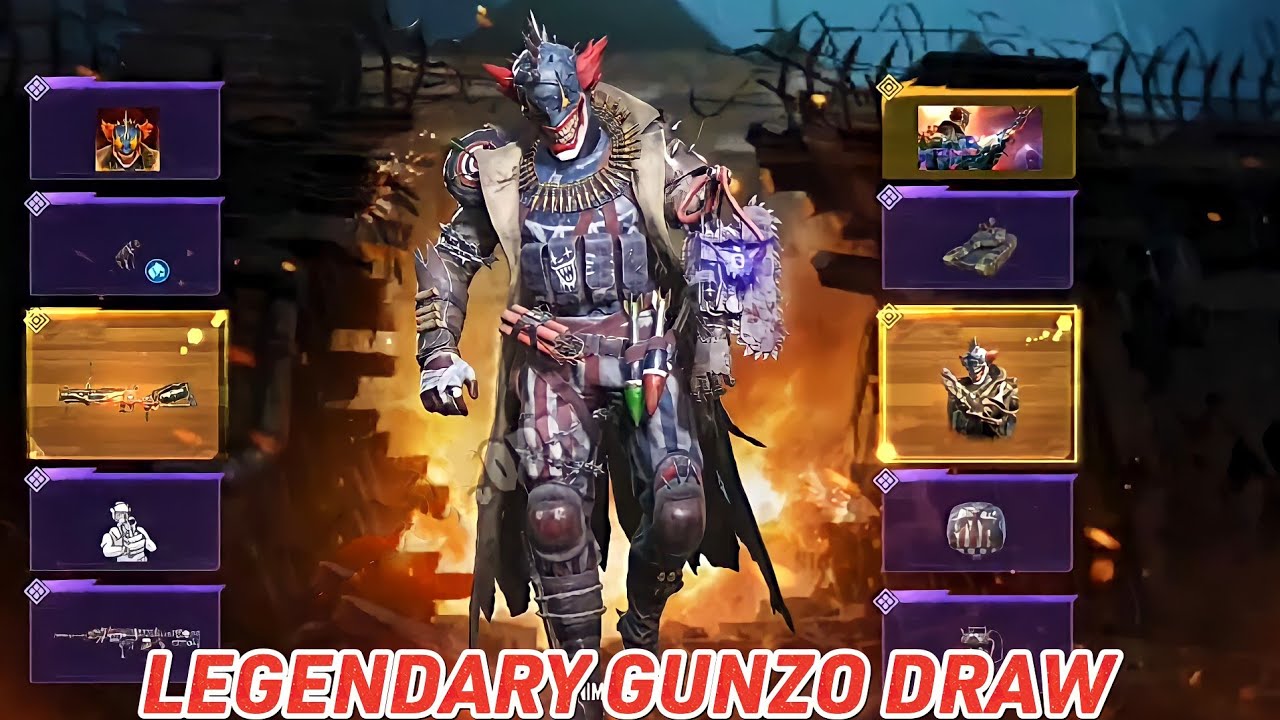 UNHINGED JOKESTER DRAW CODM - LEGENDARY GUNZO - DEVIL JESTER & THUMPER ...