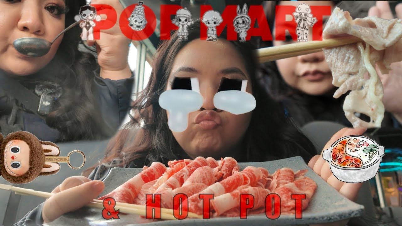 hot pot, a pop mart hunt vlog, & unboxing blind boxes (SUCCESS) - YouTube