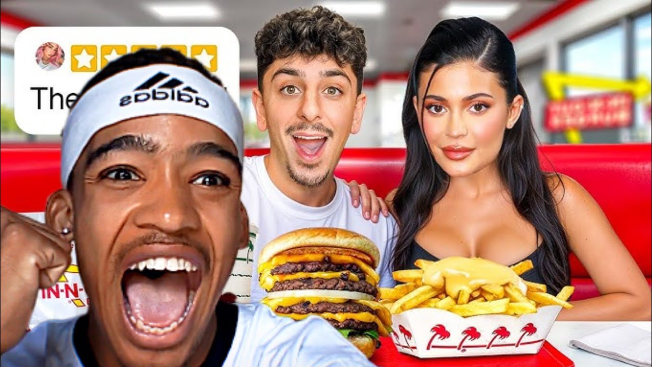 FaZe Rug Rated Kylie Jenner, 5 🌟 Fast food as The Best (Reaction😱🤪💥 ...