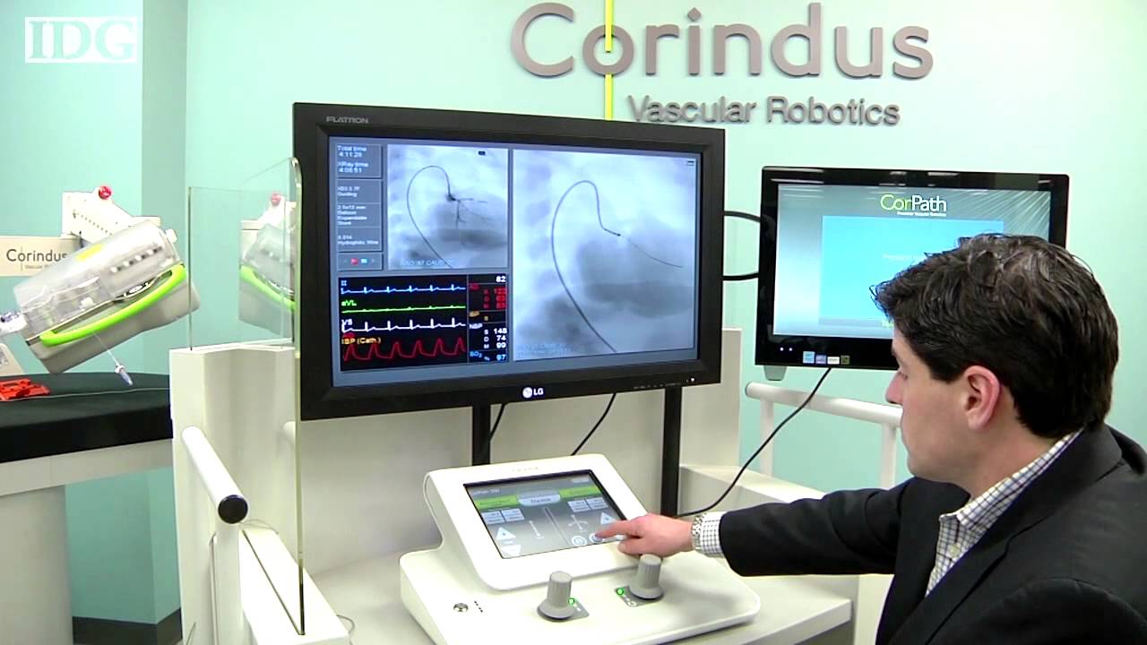 Corpath - robot pomagający walczyć z chorobą wieńcową. - YouTube