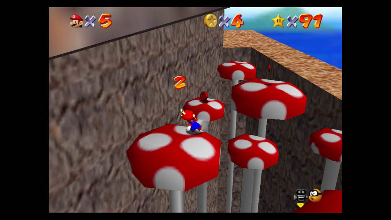 Super Mario 64 100% Walkthrough (3D All-Stars) - Tall, Tall Mountain ...