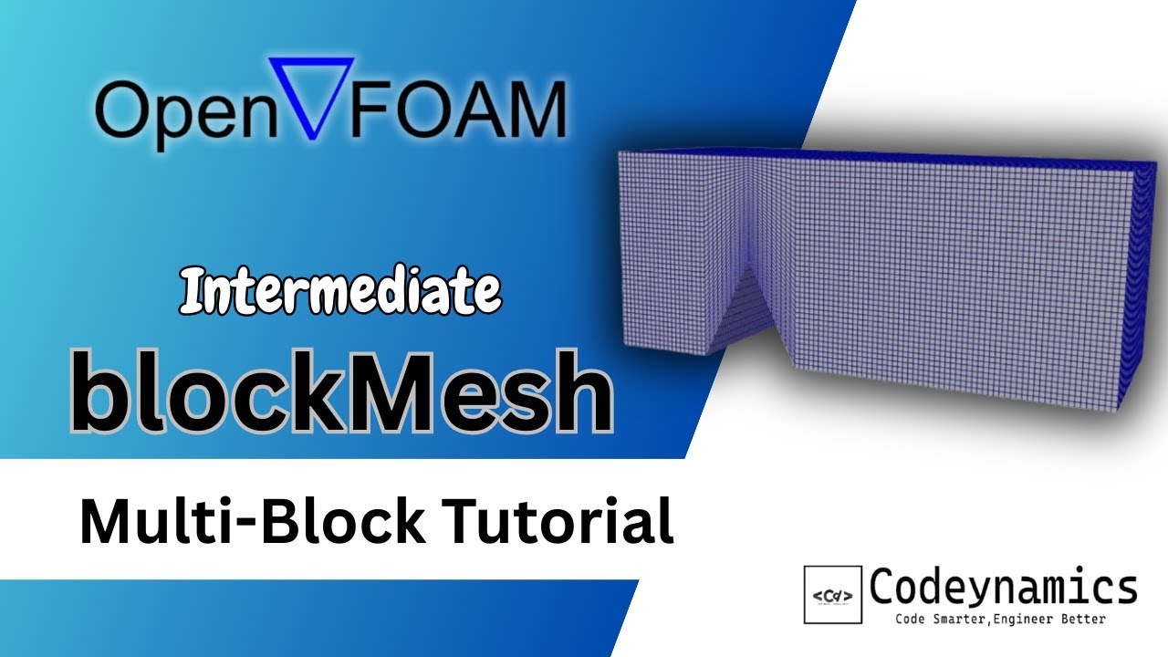 blockMesh Prism OpenFOAM Intermediate Tutorial | English - YouTube