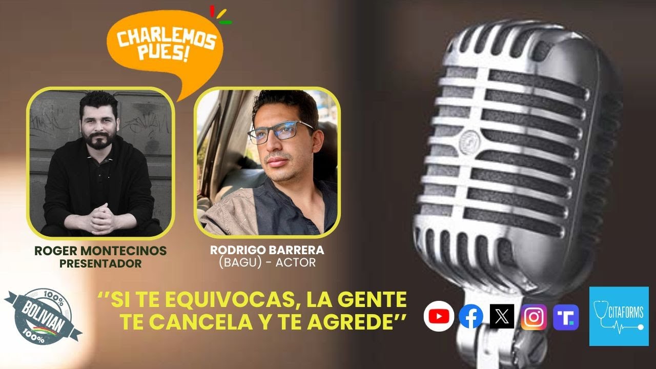 SI TE EQUIVOCAS, LA GENTETE CANCELA Y TE AGREDE’’. BAGU CON NOSOTROS EN -CHARLEMOS PUES-. - YouTube