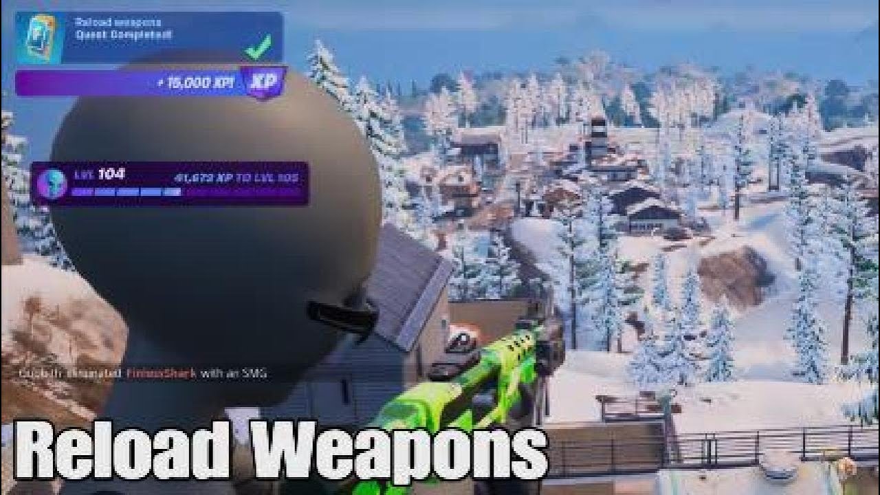 Easily Reload Weapons - Fortnite Weekly Quest - Chapter 5 Season 1 ...