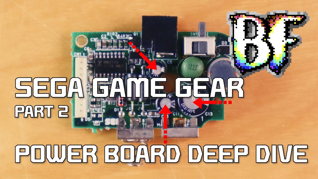 Sega Game Gear - Part 2 - The Power Board Deep Dive – Recap, Clean ...