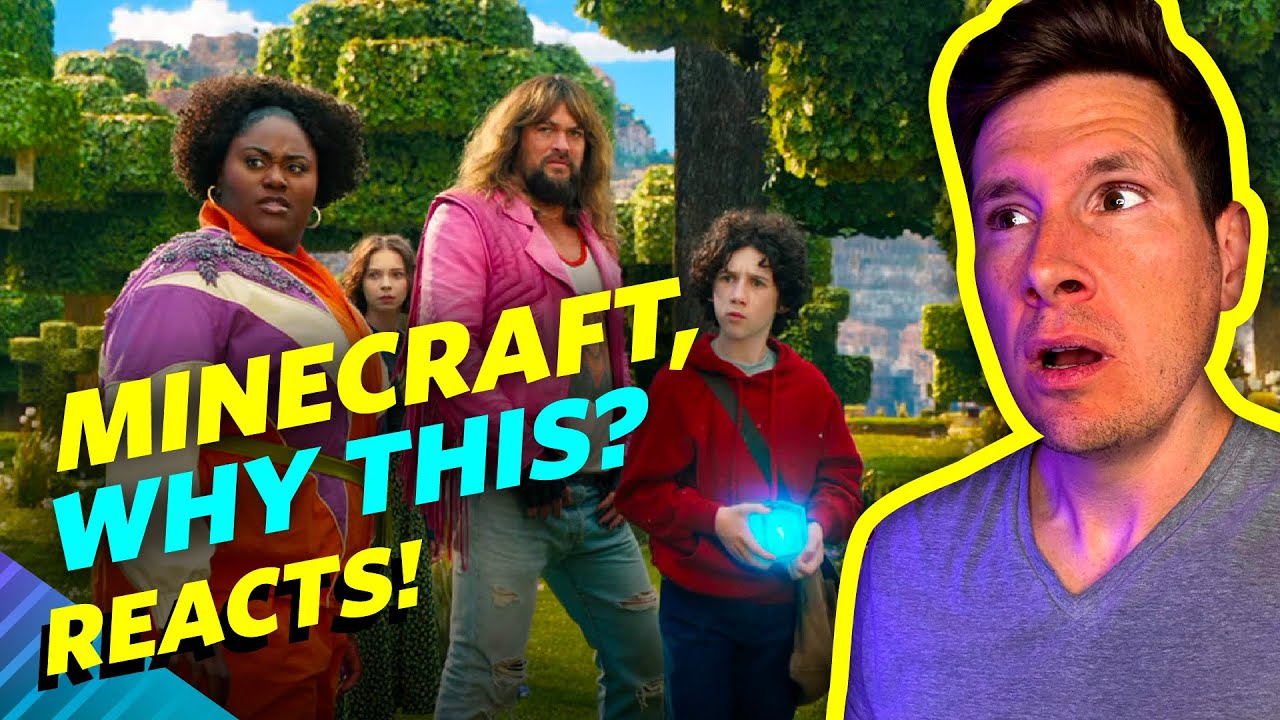 A Minecraft Movie Trailer Reaction - Who Wanted This? - YouTube