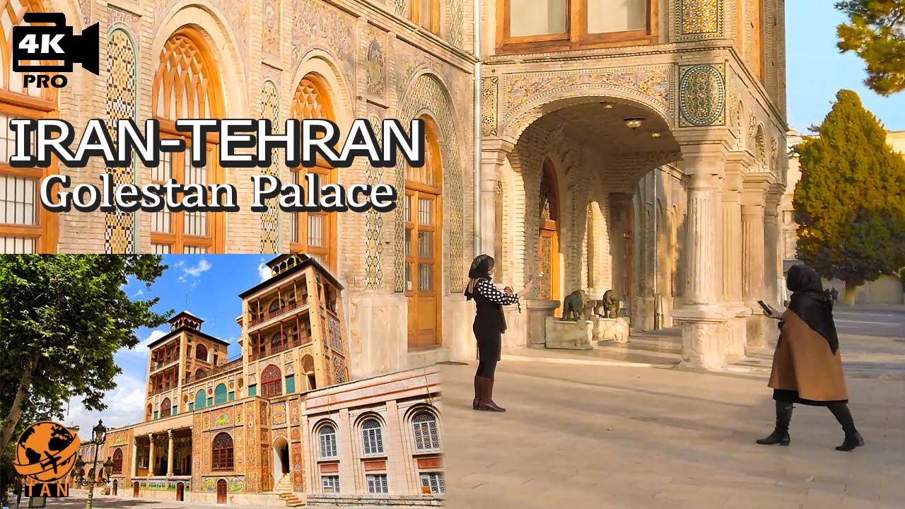Tehran Walking Tour Golestan Palace Tehran Museum POV Iran walk 4k ...