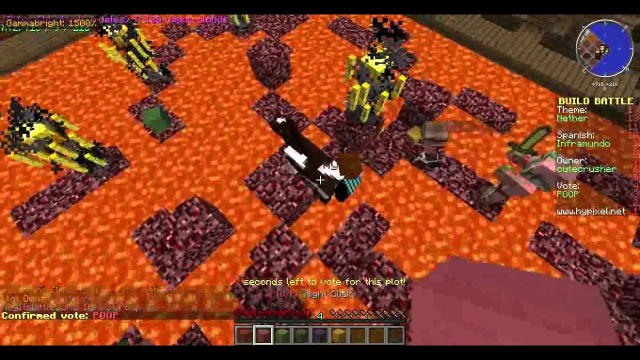 MINECRAFT BUILD BATTLE: NETHER Y SOFA - YouTube