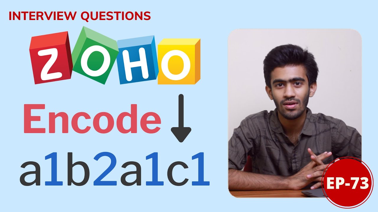 ZOHO Coding Question Run Length Encoding Daily Dose 73 Tamil zoho-coding-question-run-length-encoding-daily-dose-73-tamil