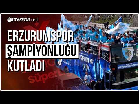 Erzurumspor Taraftarıyla Şampiyonluğu Kutladı | NTV Spor