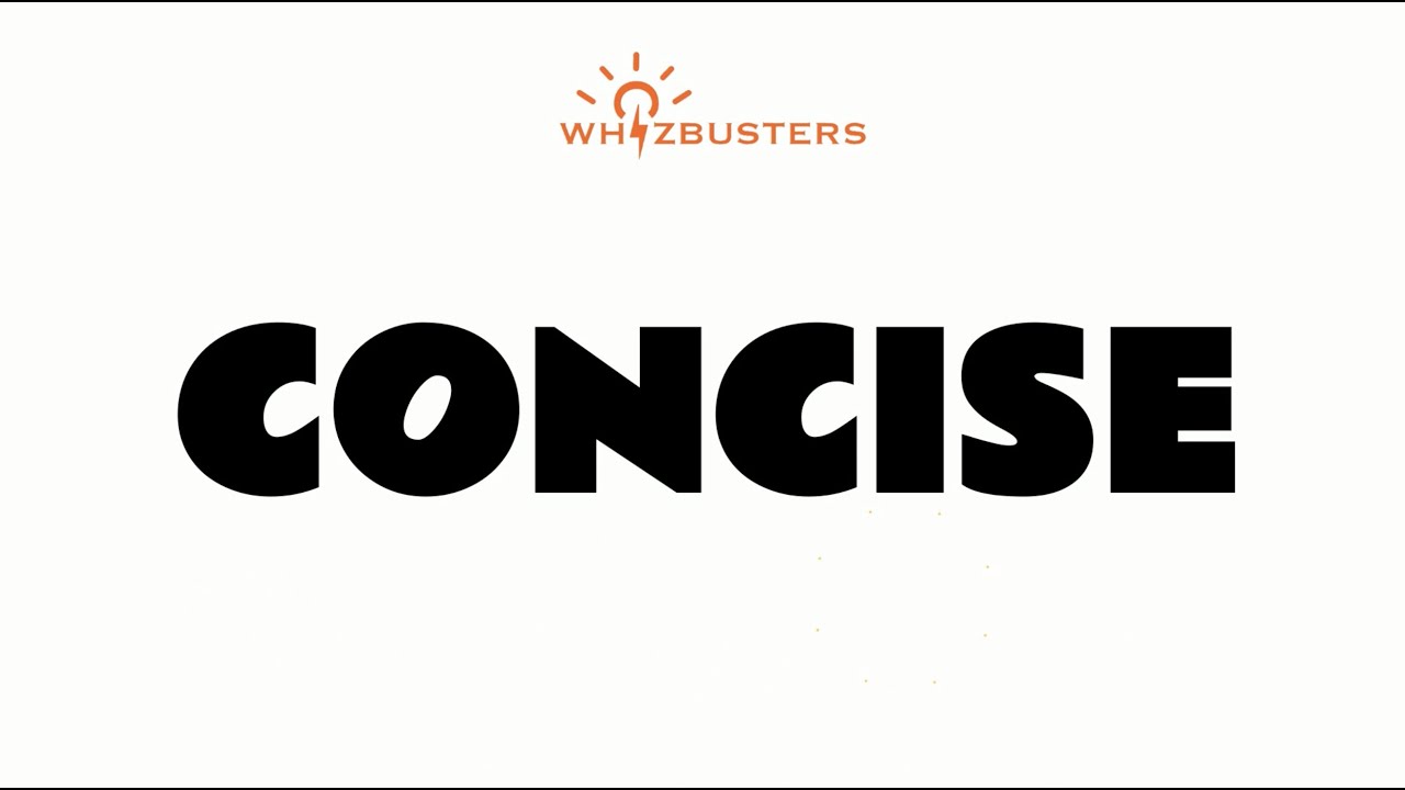 CONCISE (adjective) Meaning, Pronunciation and Examples in Sentences ...