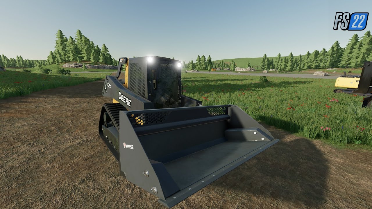 Creating a Trail with the John Deere 333G | No Man's Land | Farming ...