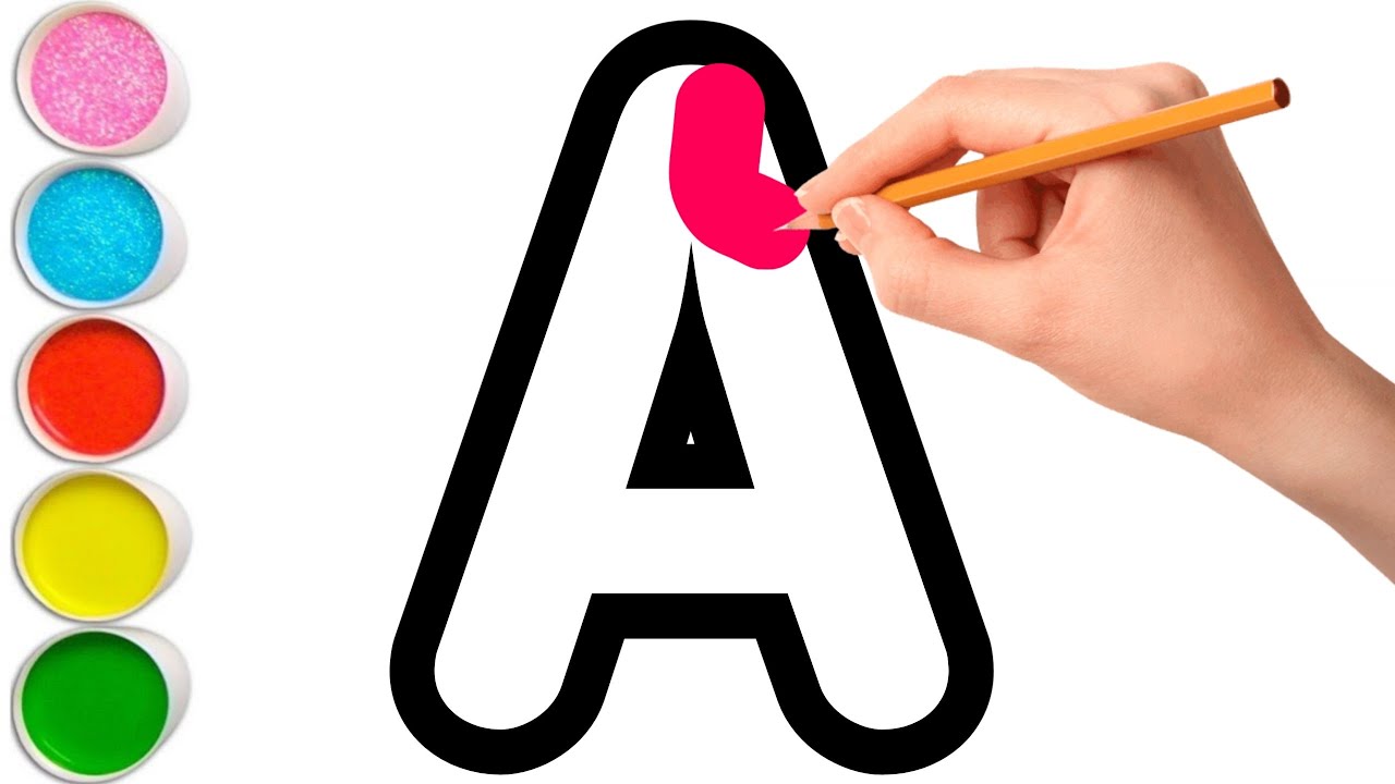 Collection of uppercase & lowercase alphabet dotted lines, ABCD ...