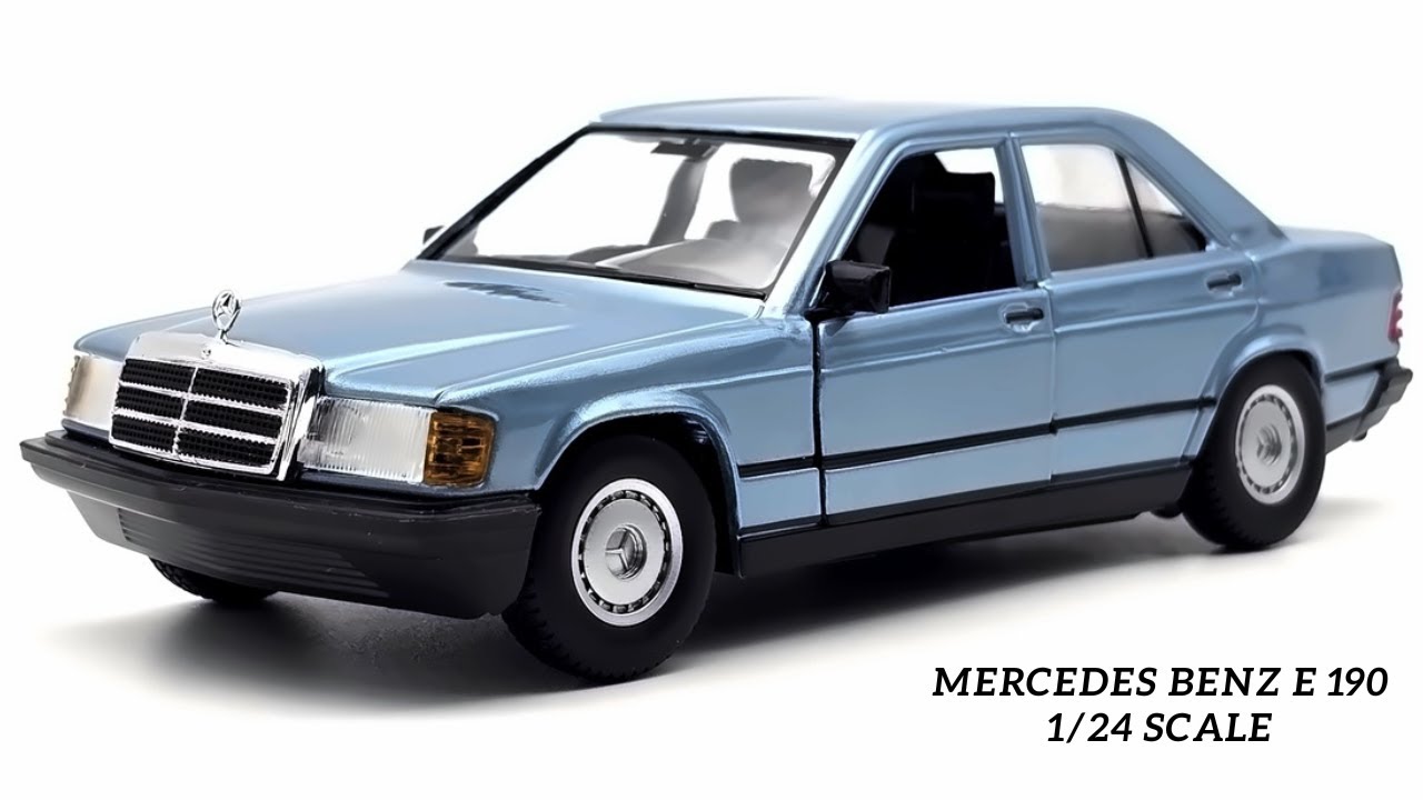 Unboxing Mercedes Benz 190 E 2.6 1/24 Scale Model - YouTube