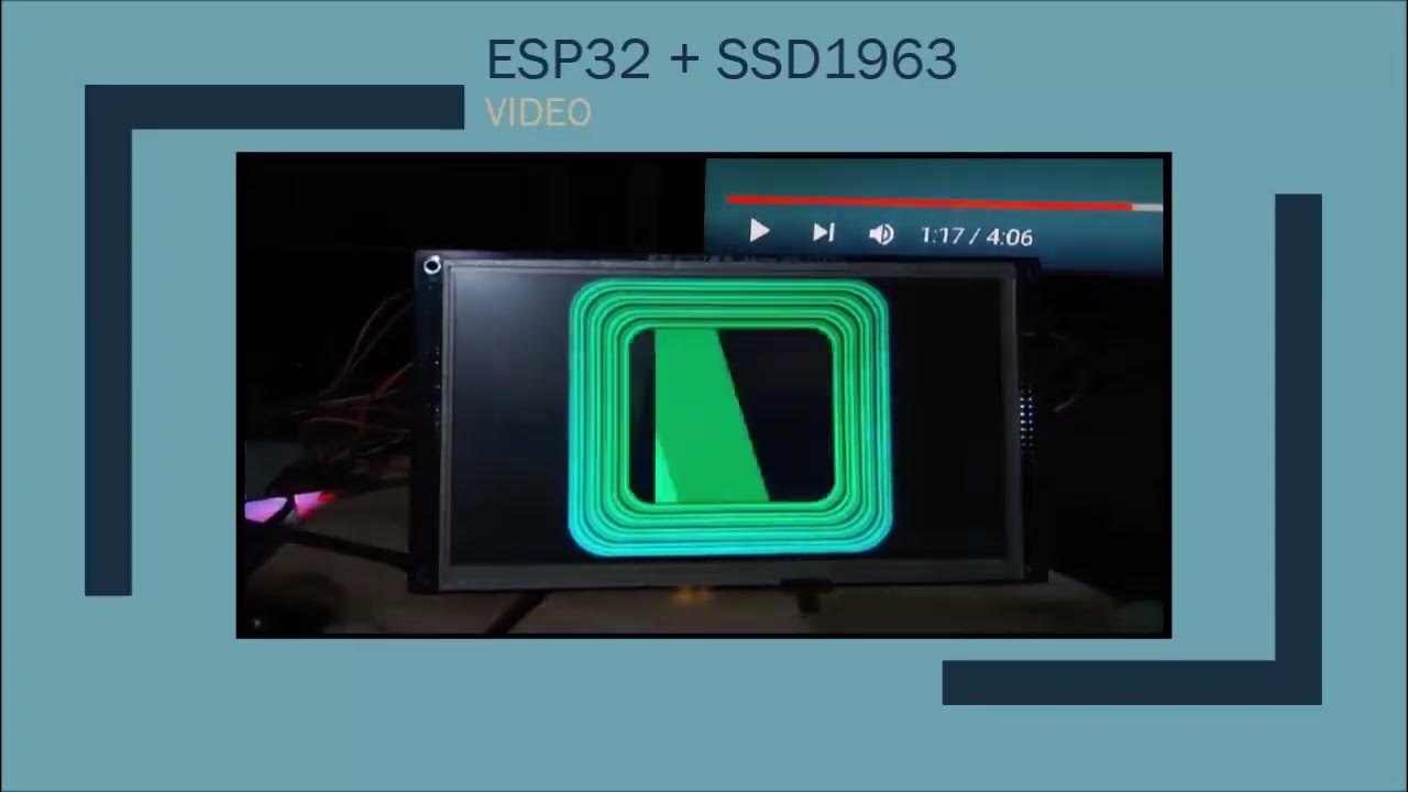 Esp32 Devkit Ssd1963 7 Youtube