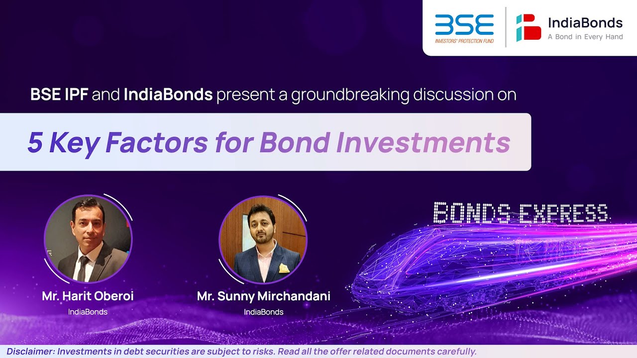 Webinar on 5 Key Factors for Bond Investments with BSE IPF - YouTube
