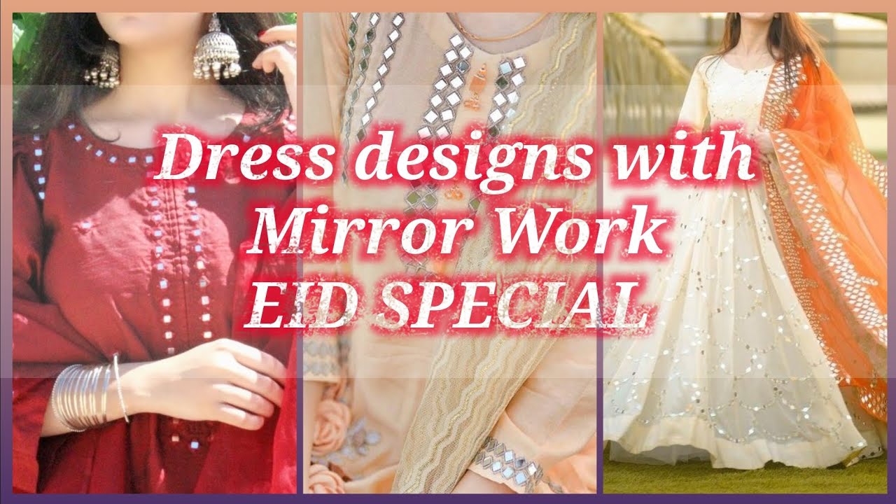 What a Dress 😍😍😍 | Descent and Beautiful Dress Designs with Mirror Work ...