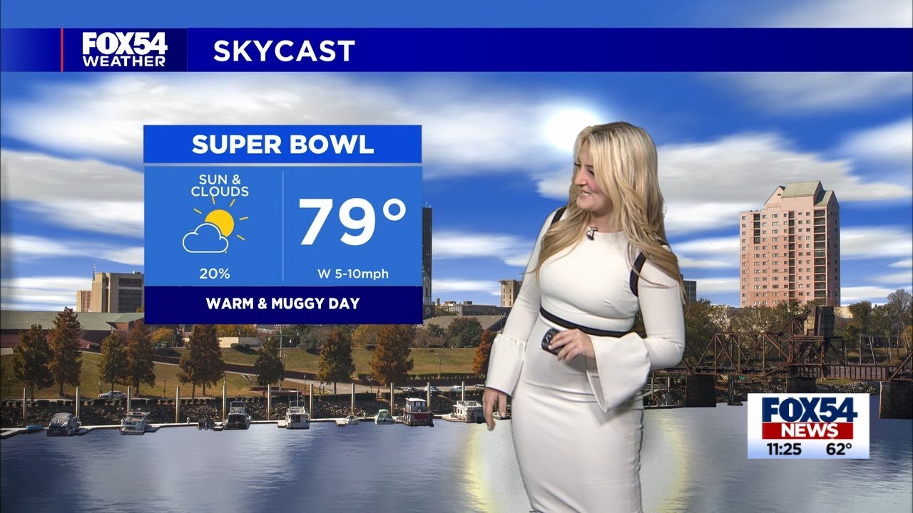 Tori Smith -- FOX54 Weather -- February 8, 2025 - YouTube