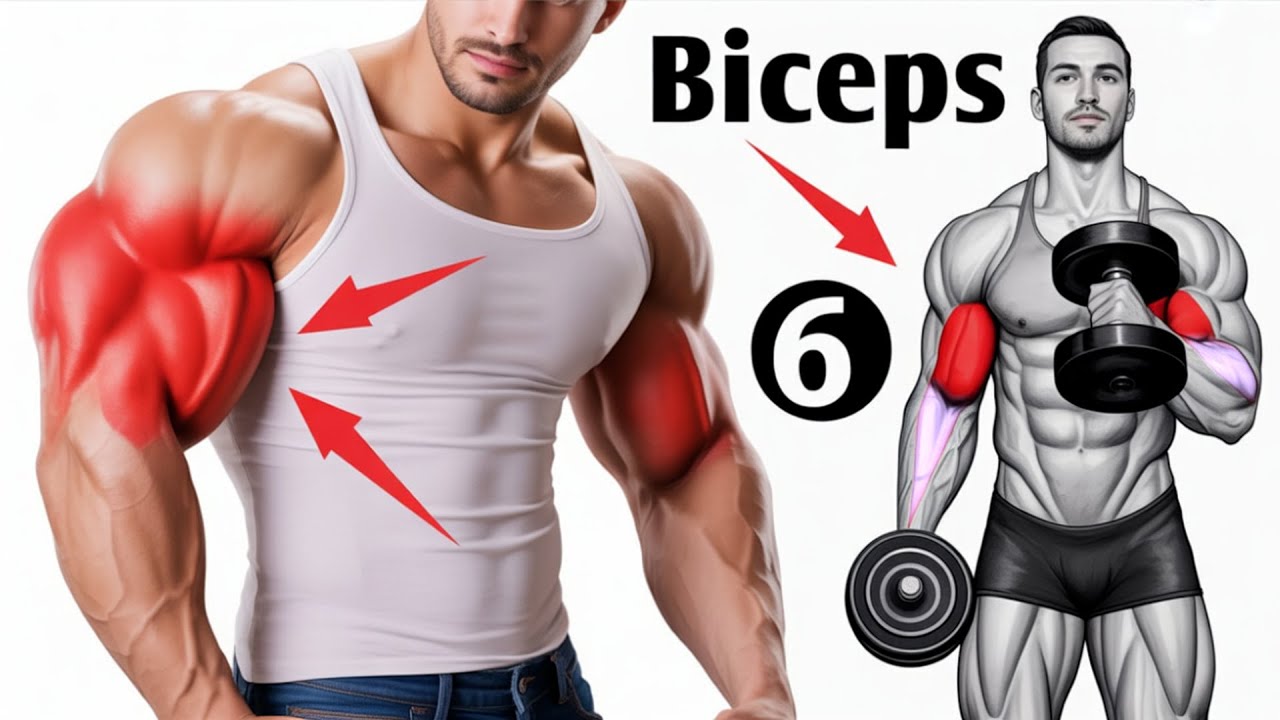 “Complete Biceps Workout Routine – Build Bigger Arms Fast | 6 Key Moves ...