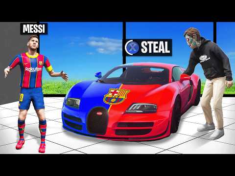 I Stole Messi's Supercars in GTA!
